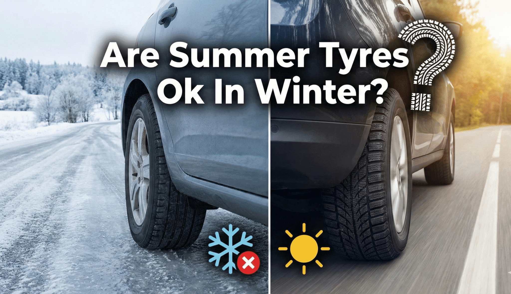 Are Summer Tyres Safe to Use in the UK Winters?